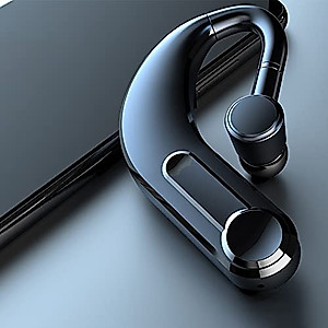 Gaweb Earphones, 1Pc M21 Wireless Earbud Hanging Ear Multifunctional Bluetooth 5.0 HiFi Stable Sports Headphone for Office - Black