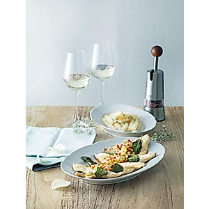 Kuhn Rikon Epicurean Adjustable Ratchet Grinder with Ceramic Mechanism for Salt, Pepper and Spices, 8.5 x 2.75 inches, Stainless Steel