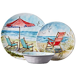 Certified International Ocean View Dinnerware, Dishes, Multicolor