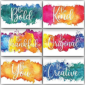 L&O Goods Motivational Posters | Set Of 10 Inspirational Wall Decor | 8.5x11 inches | Home Decor