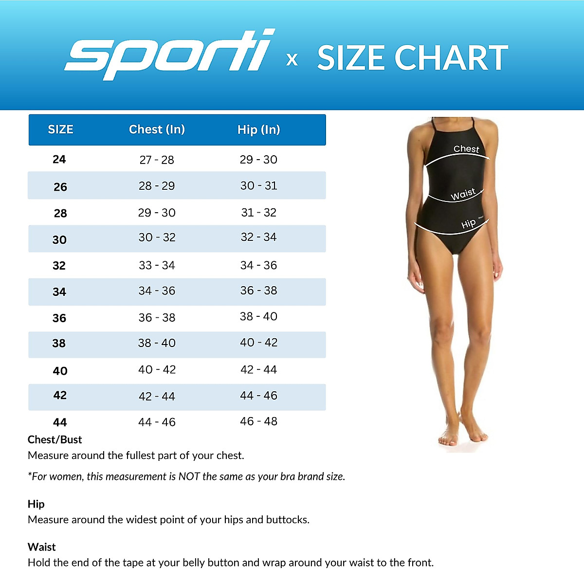 Sporti HydroLast Women's Water Polo Suit - Navy - 34
