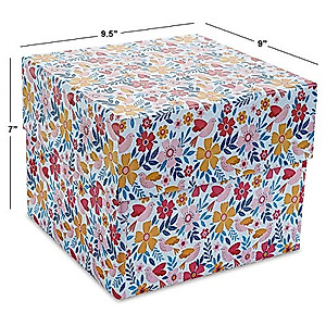 Blossom Greeting Card Organizer Box - Stores 140+ cards (not included). 7" x 9" x 9-1/2"