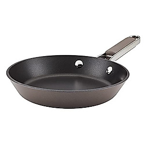 Ayesha Curry Kitchenware Ayesha Curry Hard Anodized Collection Nonstick Frying Pan, 8.25-Inch, Charcoal