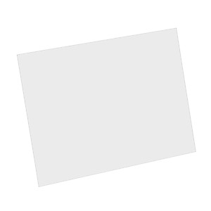 IKN 20x17cm Acoustic Pickguard Blank Material Self Ahesive Guitar Pick Guard Scratch Plate Sheet, Transparent