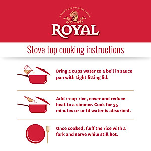 Authentic Royal Basmati Brown Rice, 10 Pounds, Whole Grain, Naturally Gluten Free and Vegan