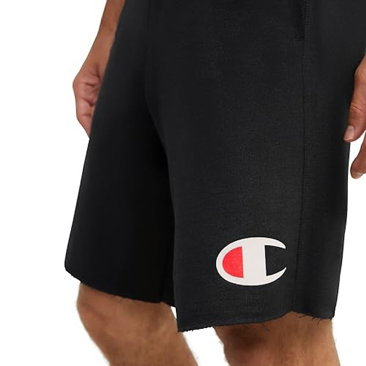 Champion Men's Graphic Jersey Short, black, X Large
