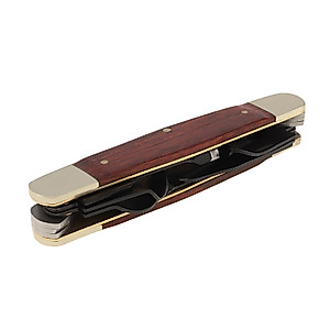 Omninmo Right-Handed Carvin' Jack, Folding Whittling Knife, Multi-Tool Portable Carving Tool Right Handed Carving Jack for Wood Carving, Woodworking, Camping, EDC, and Outdoors (wood)