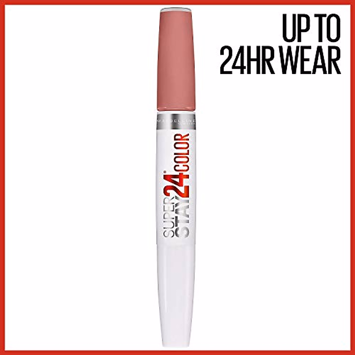 Maybelline SuperStay 24, 2-Step Liquid Lipstick, Loaded Latte
