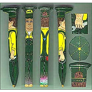 Steel Railroad Spikes, set of 4