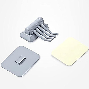 HTDBKDBK Household Sticky Hook Strong Punch-Free Creative Multifunctional Hook Rack Wall Sticker Hook, Blue, One Size