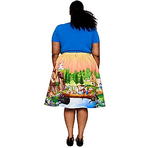 Loungefly Stitch Shoppe Disney Snow White: Smile and a Song Sandy Skirt, Size Extra-Large