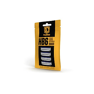 HeadBlade ATX Razor and HB4 Refill Shaving Razor Blades (4 Blades)