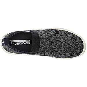 Reebok Women's OnLux Slip On Walking Shoe, Vector Navy/Black/Pure Grey, 10