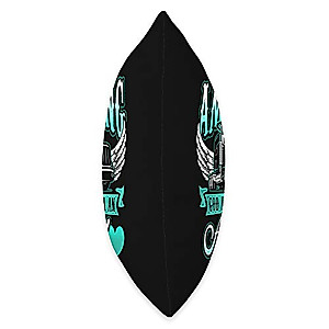 Truck Driver Dad Gift Company NYC God Made My Dad an Angel Truck Driver Father Memorial Throw Pillow, 16x16, Multicolor