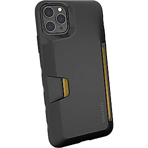 Smartish iPhone 11 Pro Max Wallet Case - Wallet Slayer Vol. 1 [Slim + Protective] Credit Card Holder (Silk) - Black Tie Affair