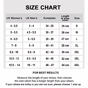 Rain Shoe Covers | Waterproof Shoe Covers for Men Women | Reusable Galoshes Overshoes (Clear, X-Large)