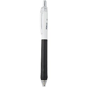 PENROAD Retractable Advanced Ink Pens, 1.0 mm, Black, 24 Count
