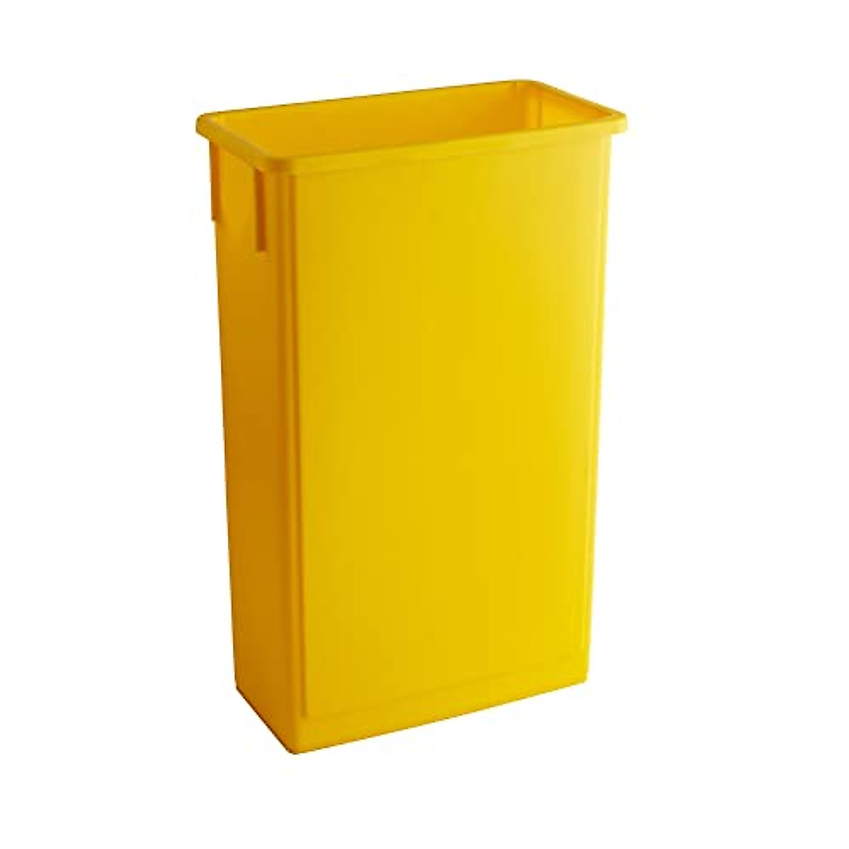23 Gallon Slim Rectangular Trash Can, Recycle Bin, Commercial Heavy-Duty Trash Can, Trash Bin, Garbage Can, Garbage Container, Waste Bucket, Perfect for Kitchen, Office, Restaurants, Bars - Yellow