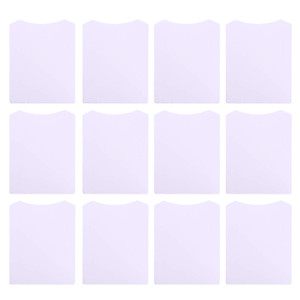 Milisten 50pcs Garment Lining Cardboard Shirt Packaging Cardboard paperplates Cardboard Filler Insert Cardboard Inserts for Clothing DIY Craft letterboard Lining Paper White a4 Fold Clothes