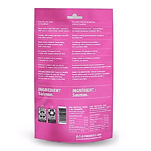 PureBites Freeze Dried Salmon Cat Treats 57g | 1 Ingredient | Made in USA (Packaging May Vary)