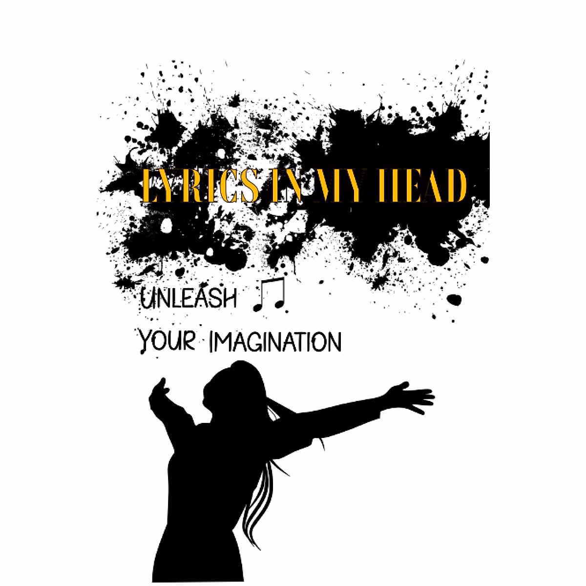 Lyrics In My Head And Unleash Your Imagination: Lyrics Notebook To Write In Lined/Ruled Paper For Lyrics & Music | Songwriting Journal Gift For Music Lovers, Women , Songwriters | Paperback