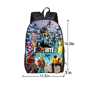 Qck Unisex Anime Backpack 3d Printed Game Backpacks Large Capacity Multifunction Travel Daypacks Sports Bags Game4