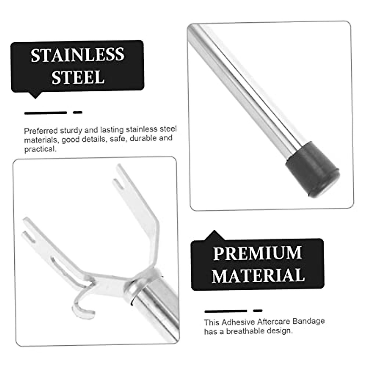 Angoily Clothes Rail Drying Rack Clothes Retractil De Tension Curtain Rod Boot Stand Outdoor Closet Stick for Hanging Clothes Retractable Clothesline Prop Poles Clothes Fork