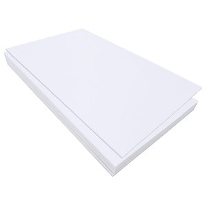 Jtnohx Felt for Crafts, 16 Pcs Felt Fabric, 7"×11.3" Stiff Felt Sheets, Craft Felt Square for Sewing (White)