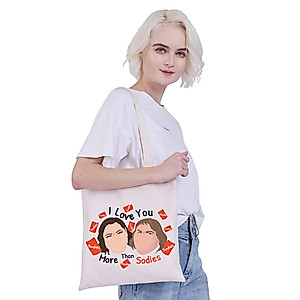 CMNIM 1000 Pound Sisters Merchandise Amy And Tamm-y Tote Bag I Love You More Than Sodies Comedy Gift for Family and Friends (Sodies Tote Bag)