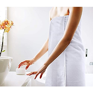 Utopia Towels Bundle Pack of 600 GSM Bath Sheet Set (2-Pack) and Banded Bath Mats (2-Pack) – 100% Ring-Spun Cotton – Highly Absorbent – Soft & Luxurious – White