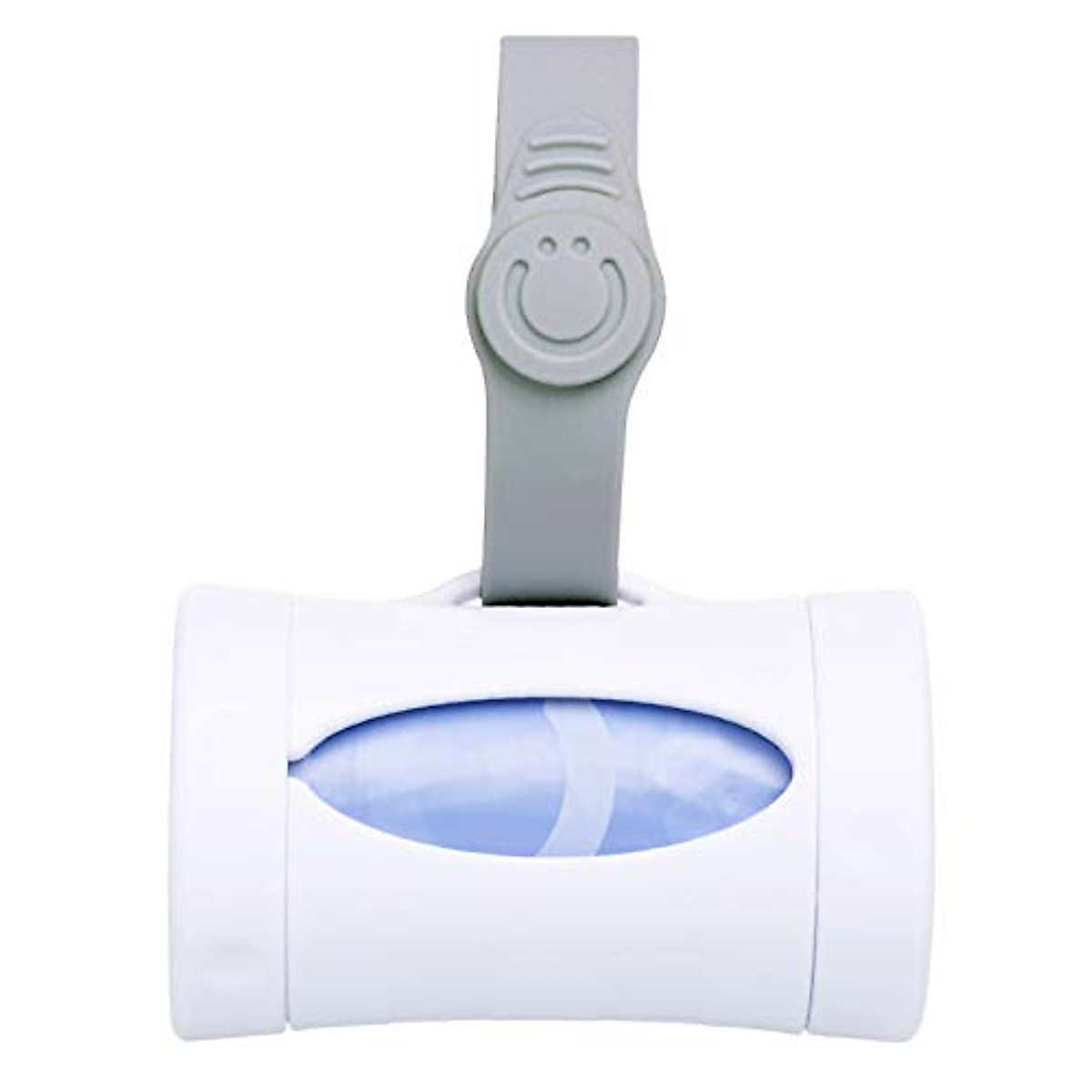 Ubbi Retractable On the Go Bag Dispenser for Baby Travel, Diaper Bag Accessory Must Have for Newborn, Helpful Baby Item, Baby Gift, Lavender Scented, White