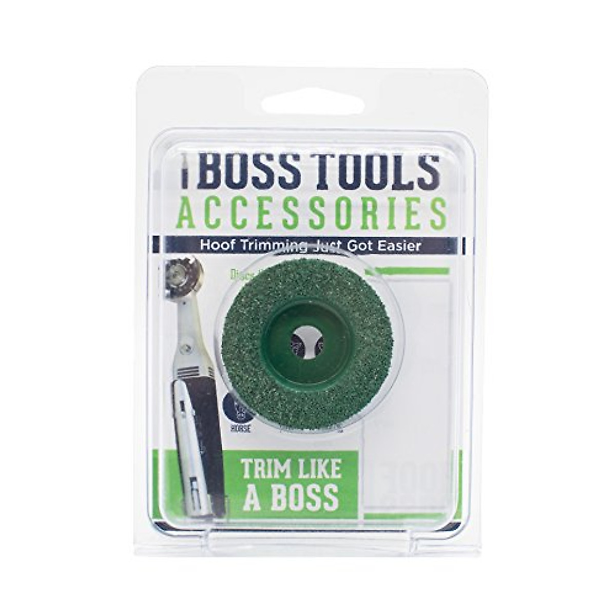 Hoof Boss Green V Groove Corrective 2" Disc