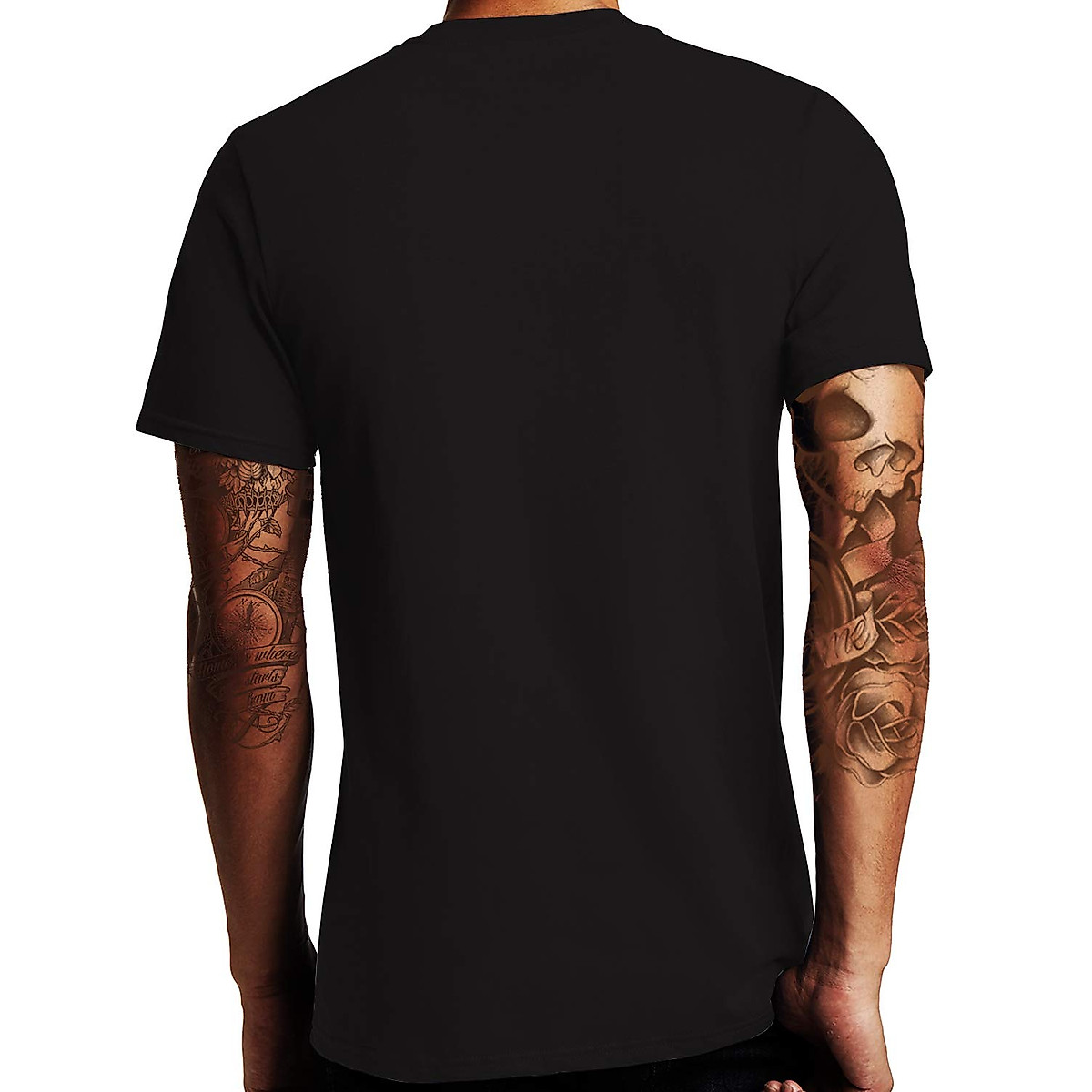 Swag Point Men’s Graphic T Shirts – 100% Cotton Casual Streetwear Hipster Hip Hop Tshirts Short Sleeve Print Tops ONLY GOD CAN XL