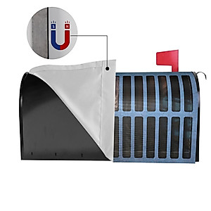 Halloween Horror Clown Magnetic Mailbox Cover Festive Mailbox Wraps Funny Post Letter Box Cover Home Garden Decor Standard Size 18" X 21"