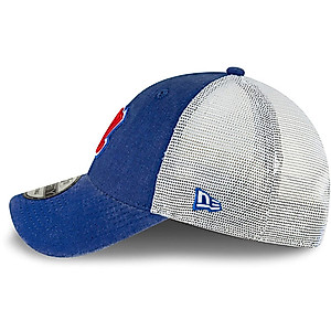 New Era Atlanta Braves Cooperstown Trucker 9Forty Adjustable Hat Blue