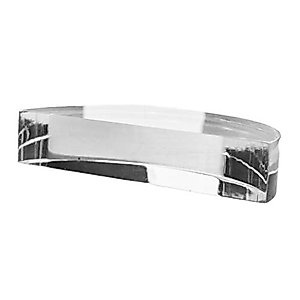 Semicircular Block, 3 Inch - Acrylic - Polished Sides - for Use in Light Refraction and Optics Experiments - Eisco Labs