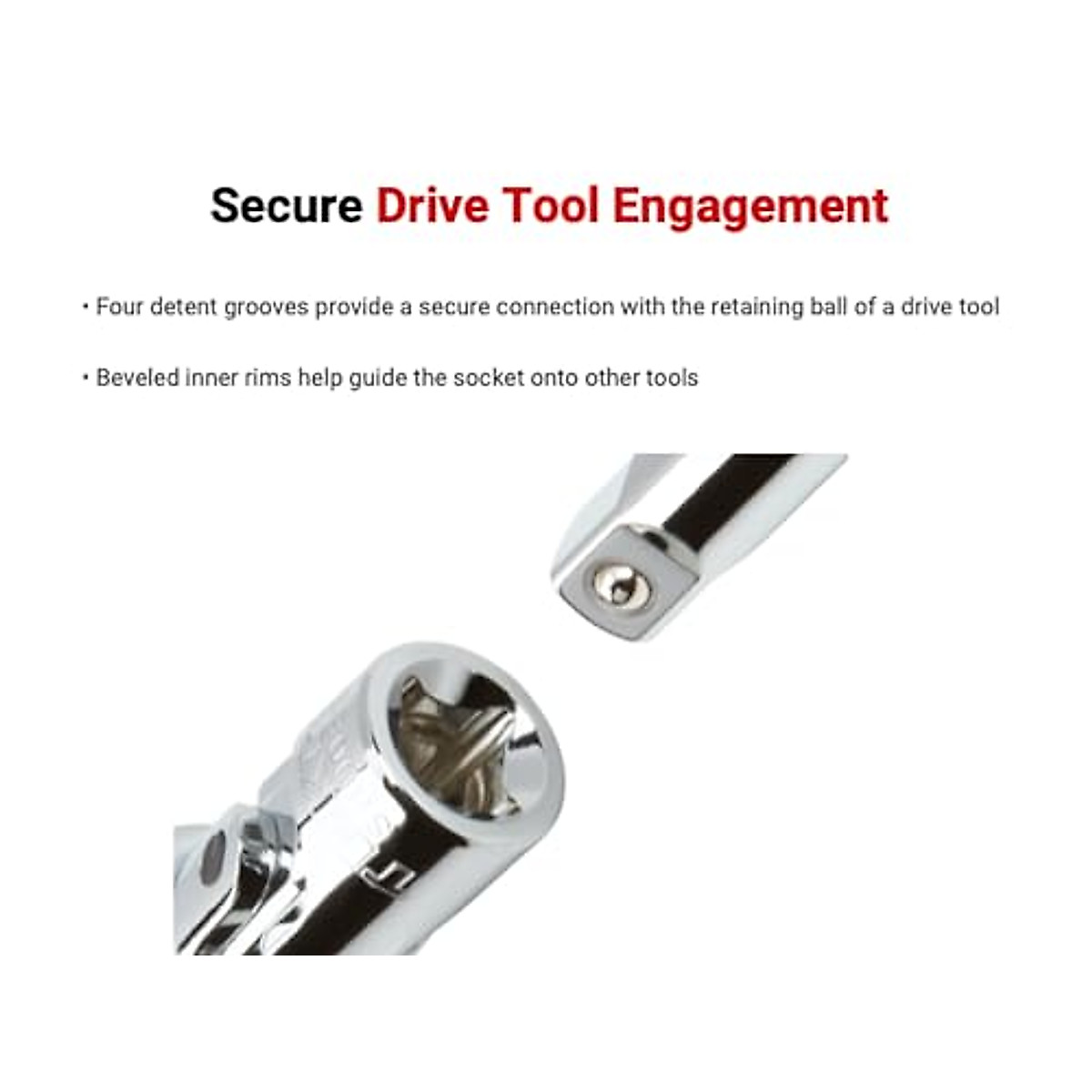 TEKTON 1/4 Inch Drive x 10 mm Universal Joint Socket | SHD08110