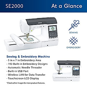 Brother SE2000 Computerized Sewing and Embroidery Machine