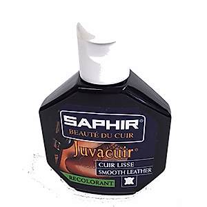 SAPHIR BLEU Juvacuir Liquid Leather Polish 75ml (Black)
