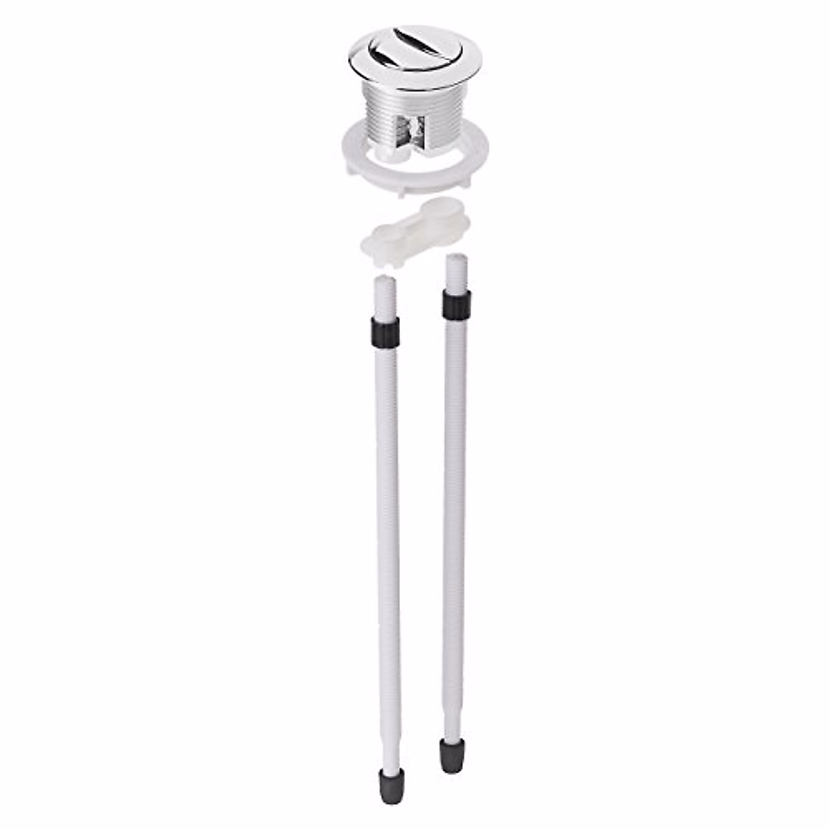 KOHLER 1266856-CP 38m Push Button Actuator Kit Part, 1 Count (Pack of 1), Polished Chrome