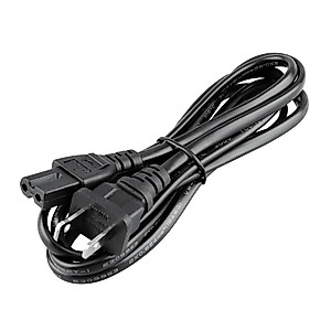 Dysead 6ft AC Power Cord Cable Lead Compatible with Sony ZS-RS60BT CD Boombox