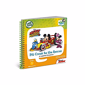 LeapFrog Leapstart Nursery: Mickey and The Roadster Racers Pit Crews to The Rescue Story Book (3D Enhanced)