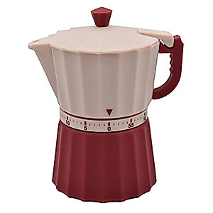 Hoshen Cute Coffee Appliance Shape Time Manager, Kitchen Cooking and Baking Timer, Learning Reminder Time Alarm Timer，Moka Pot(Random Delivery of New and Old Models)