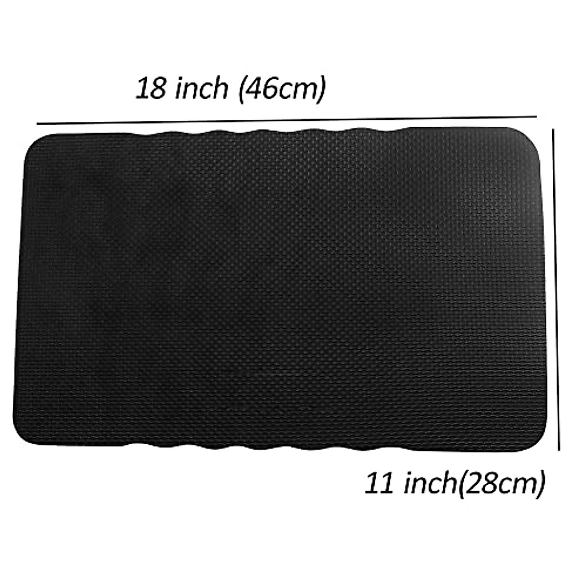 AebDerp 2pcs Premium Thick Kneeling Pad，Knee Pads for Gardening 18x11 Inch Gardening Tools Outdoor Cushions,Gardening Gifts for Women&Baby Bath Essentials (EVA-Soft, Black)