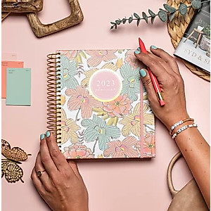 KITLIFE 2023 Keeping it Together Daily Planner | Chic Women’s Planner with Monthly Calendar – Spiral Bound Hardcover Appointment Book – Schedule Your Business Day – Agenda with Premium Paper, Floral
