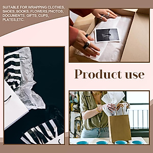 RYKOMO 200 Sheets 20 x 30 Inch Acid Free Tissue Paper for Storage, Unbuffered No Acid Paper White Tissue Paper for Gift Bags Large Wrapping Paper Bulk for Preserving Textiles Linens Present Wrap