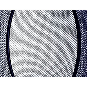 2Pcs Foldable Hanging Storage Mesh Space Saver Bags Organizer,Foldable Suspension Storage 4 Compartments Toy Storage Organizer for Kid Room Toys, Gloves,Hats,Socks Storage 43.5"x 12" Dark Blue