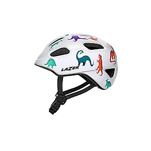 LAZER Pnut KinetiCore Kids Bike Helmet, Lightweight Bicycling Helmet for Children, Youth Unisex Cycling Head Gear, Dinosaurs, One Size