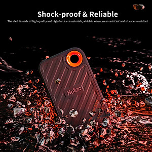 Netac 1TB Extreme Portable NVMe SSD Up to 2000MB/s Read 1700MB/s Write Speed USB 3.2 Gen.2 Business Travel Drive Essential External Solid State Drives Supports Win to Go, ZX20