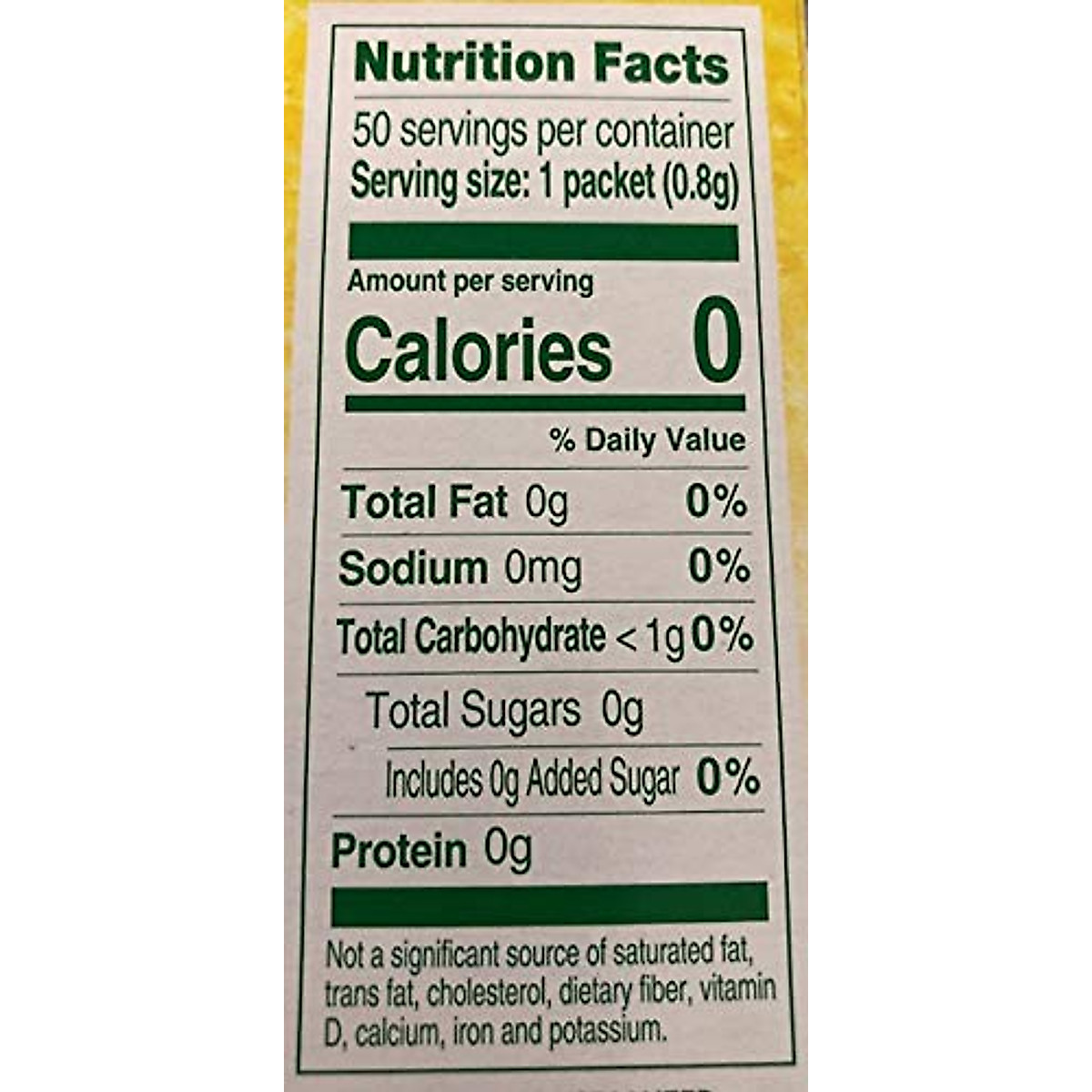 TRUE Lemon Crystallized Lemon Real Flavor Real Fruit (1-Box= 50 Packets)